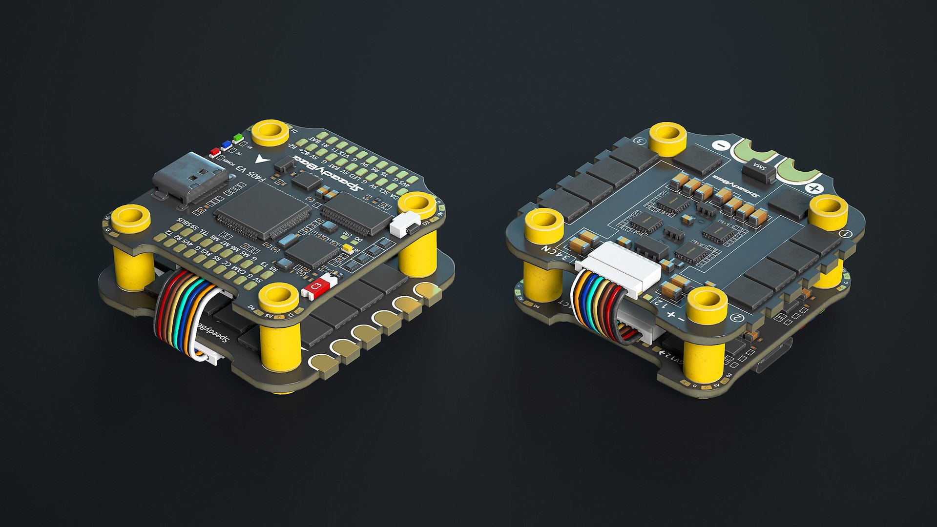 FPV Drone Parts Set Vol 1 Model - TurboSquid 2347897
