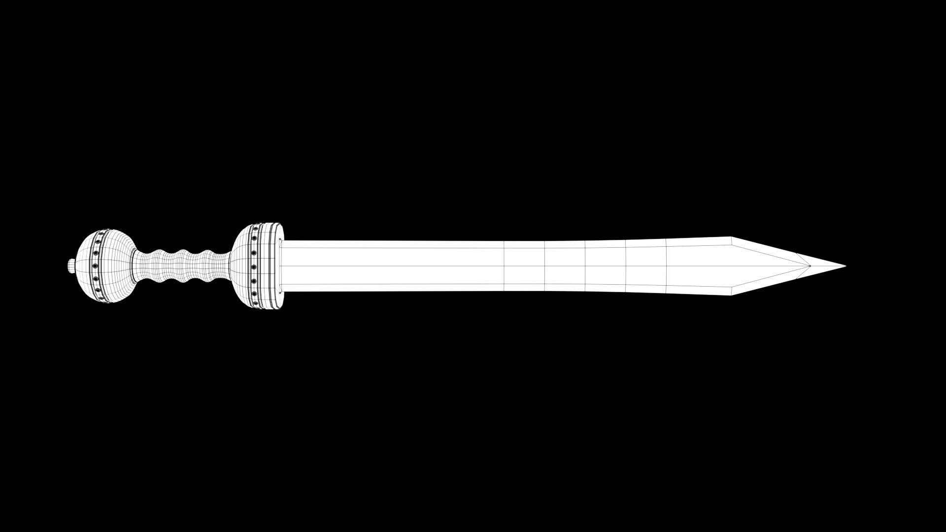 Roman Gladius 3d Turbosquid 2146236