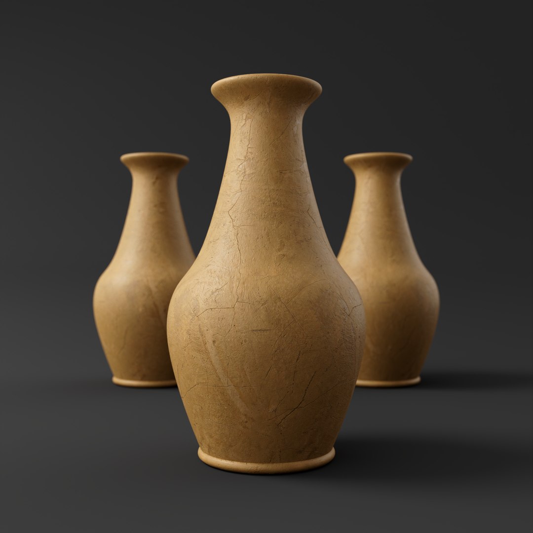 3D Clay Pot Model - TurboSquid 1863011
