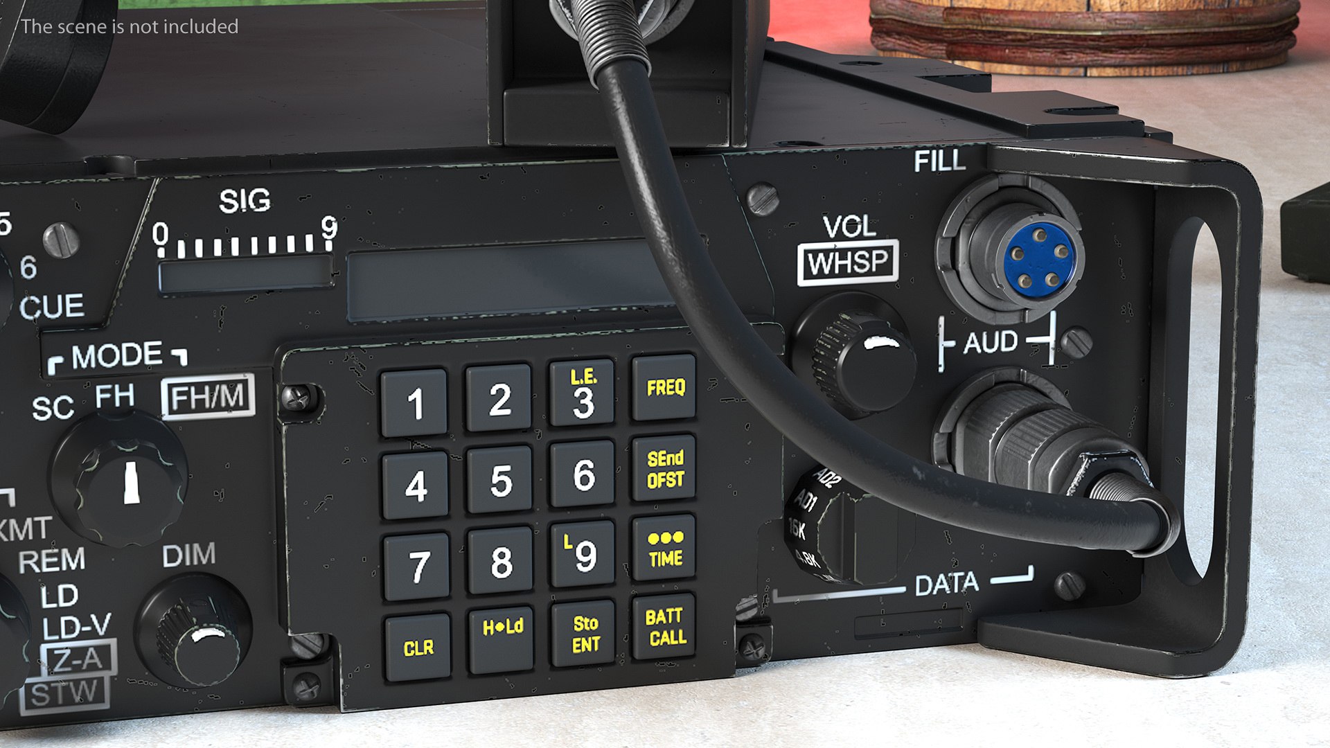 3D Black Military Radio Station - TurboSquid 2097562