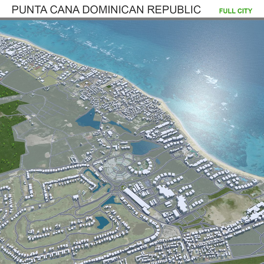 3D Punta Cana Dominican Republic - TurboSquid 2135134