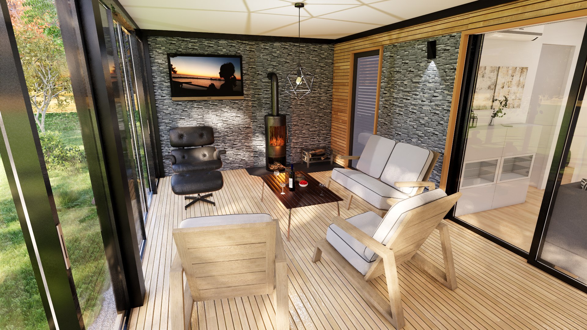 3D Modern Mobile Home Tiny Model - TurboSquid 1495634