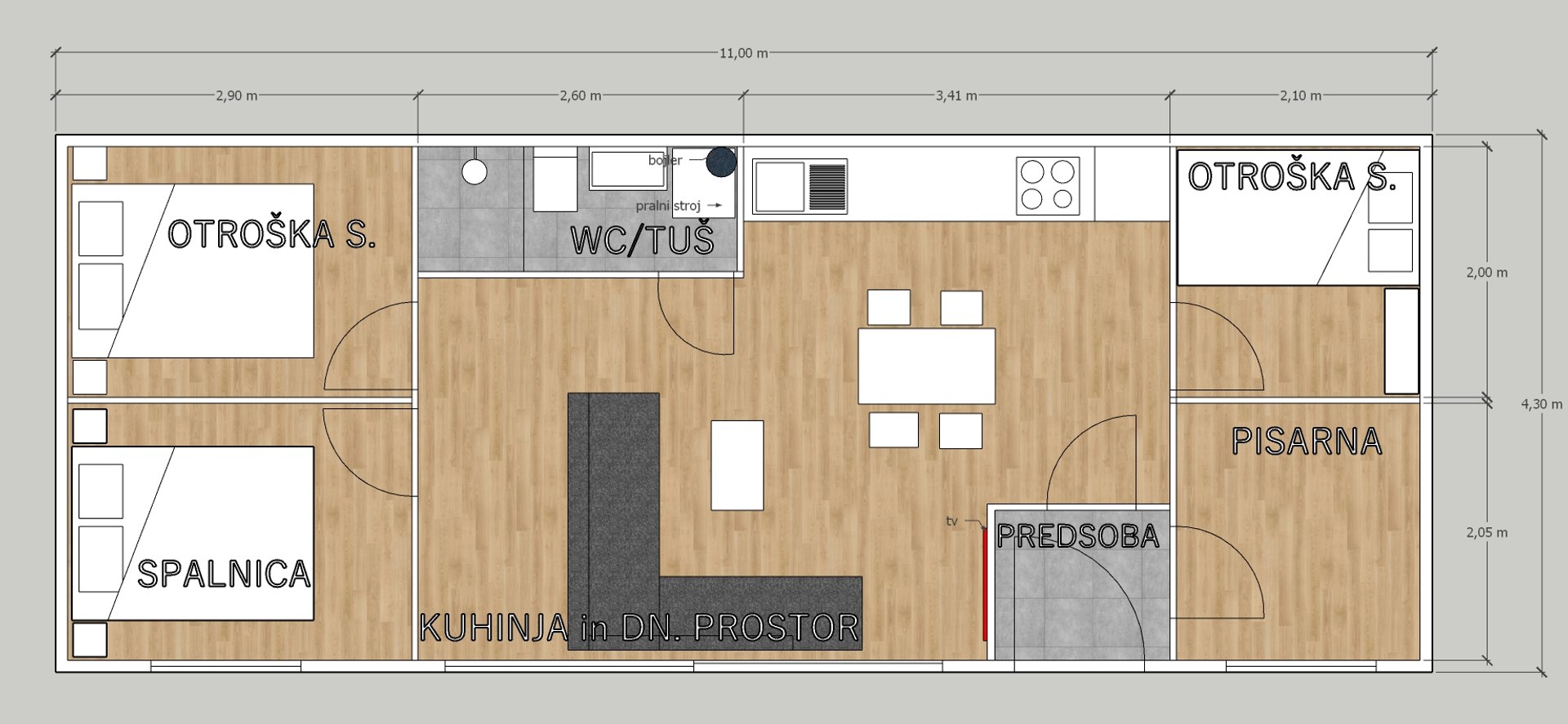3D Modern Mobile Home Tiny Model - TurboSquid 1495634
