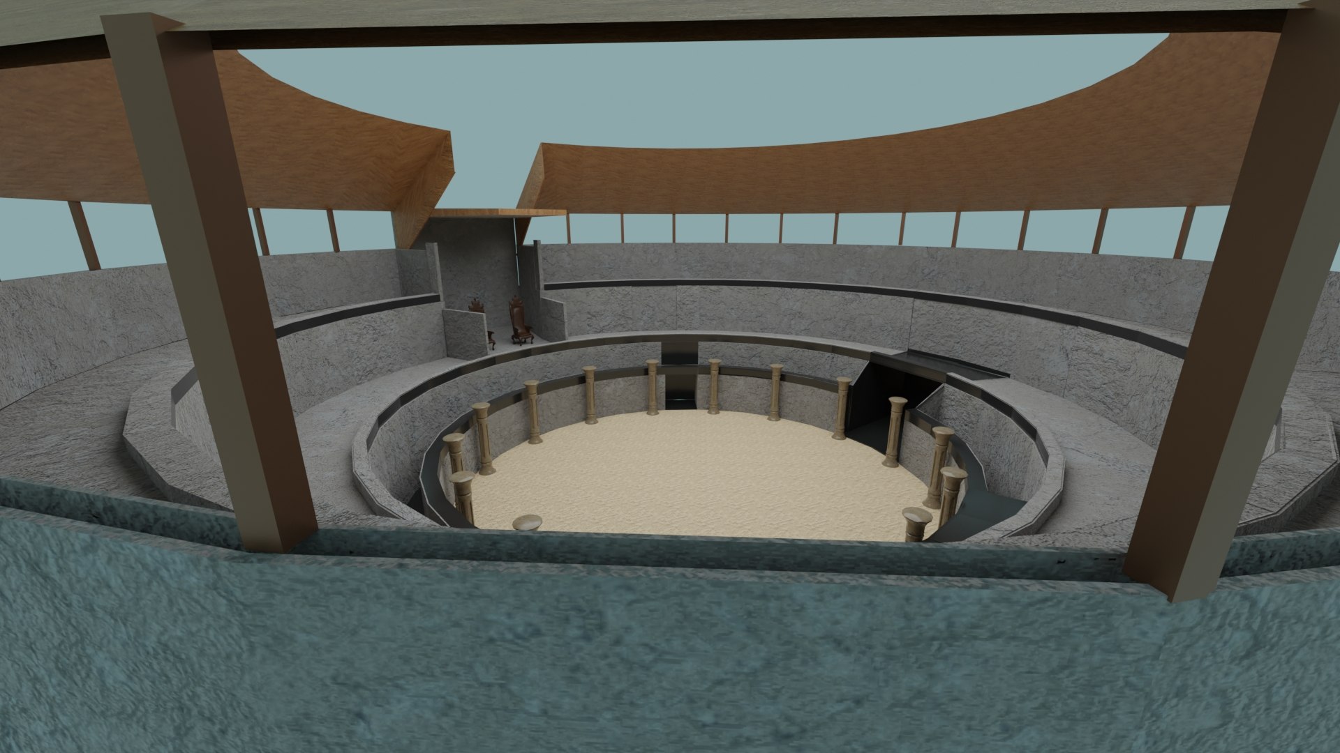 3D Colosseum Arena - TurboSquid 1723976