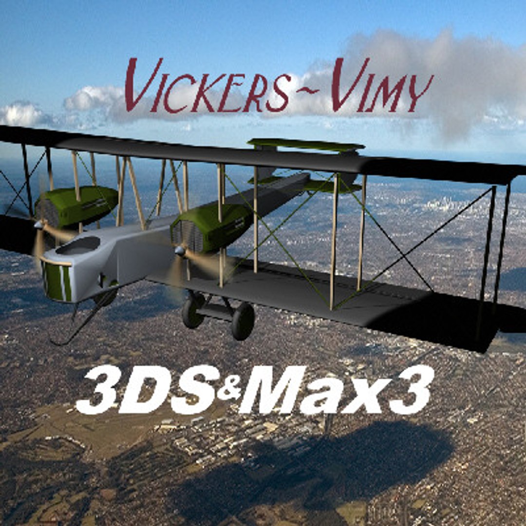 Vickers Vimy 3d Model