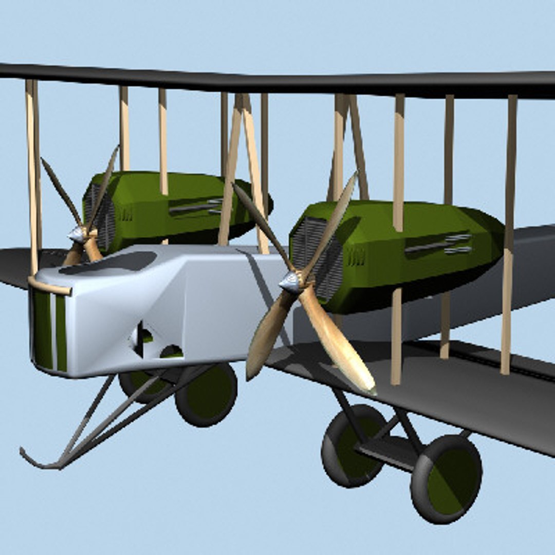 Vickers Vimy 3d Model