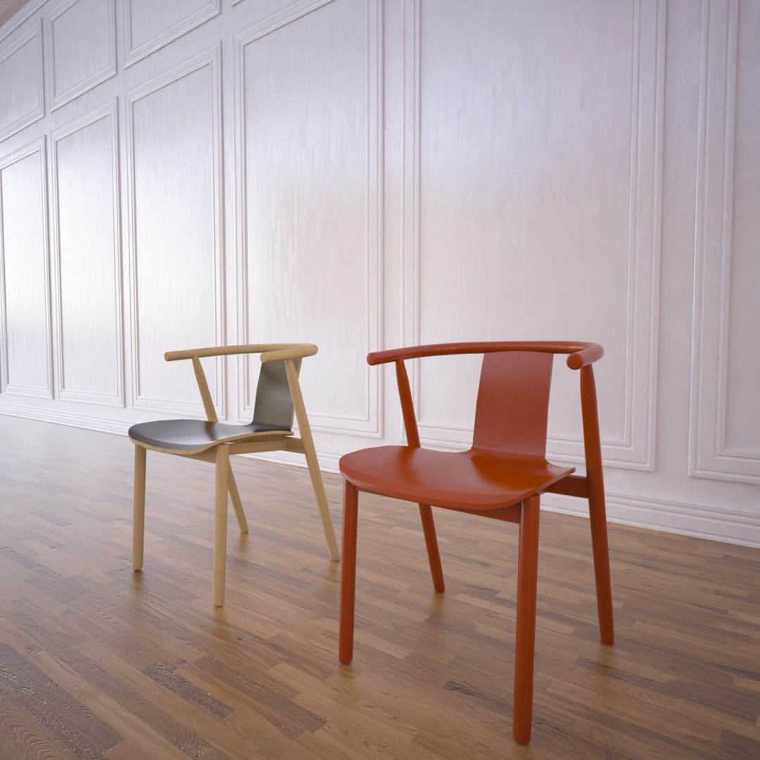 3d bac chair model