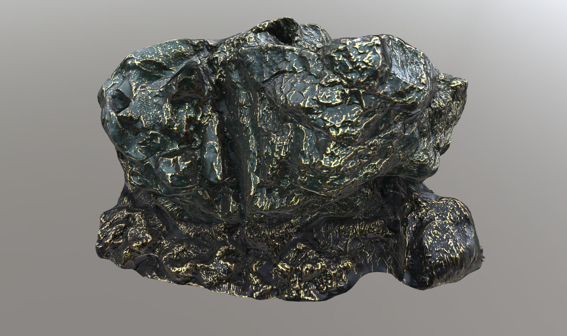 3d model alien rock 4k ready