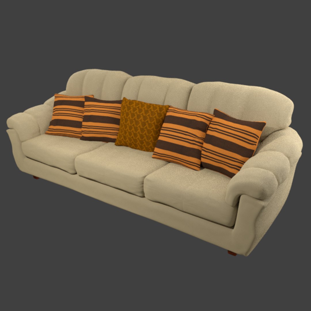 3D sculpt sofa pillows - - TurboSquid 1176670