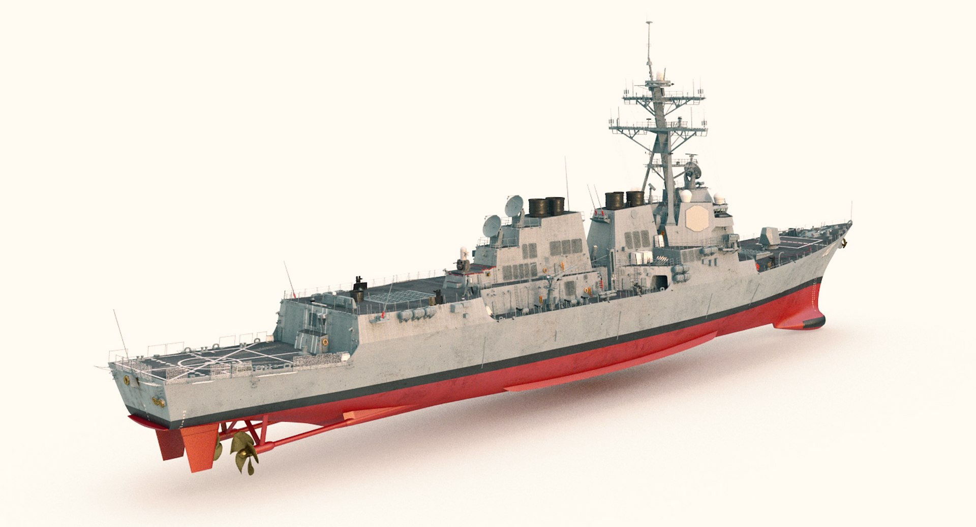 Uss Ddg 80 3D Model - TurboSquid 1381566