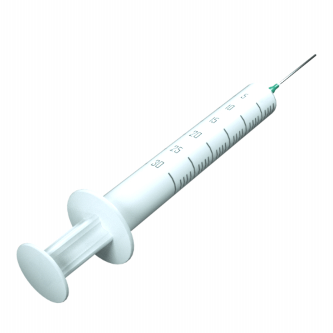 3D syringe medicine model - TurboSquid 1673208