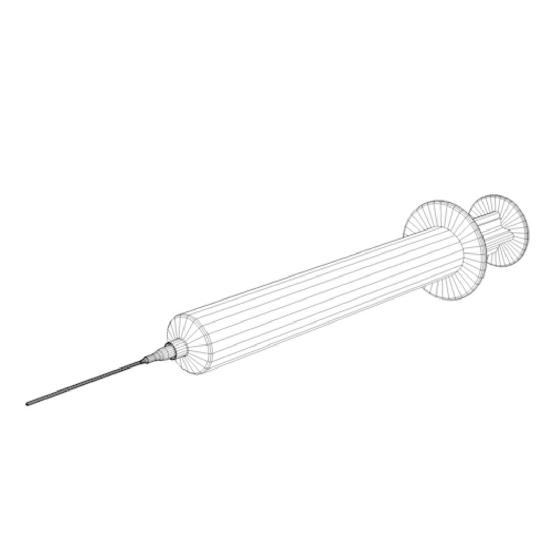3D Syringe Medicine Model - TurboSquid 1673208