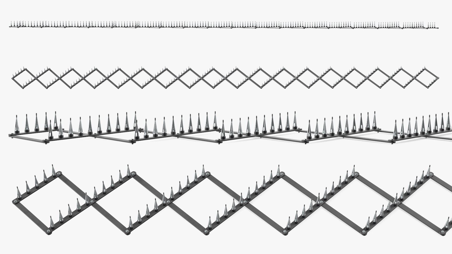 Spike Strip 3D Model - TurboSquid 1434851