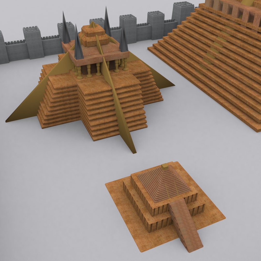 Temple City 3d Model