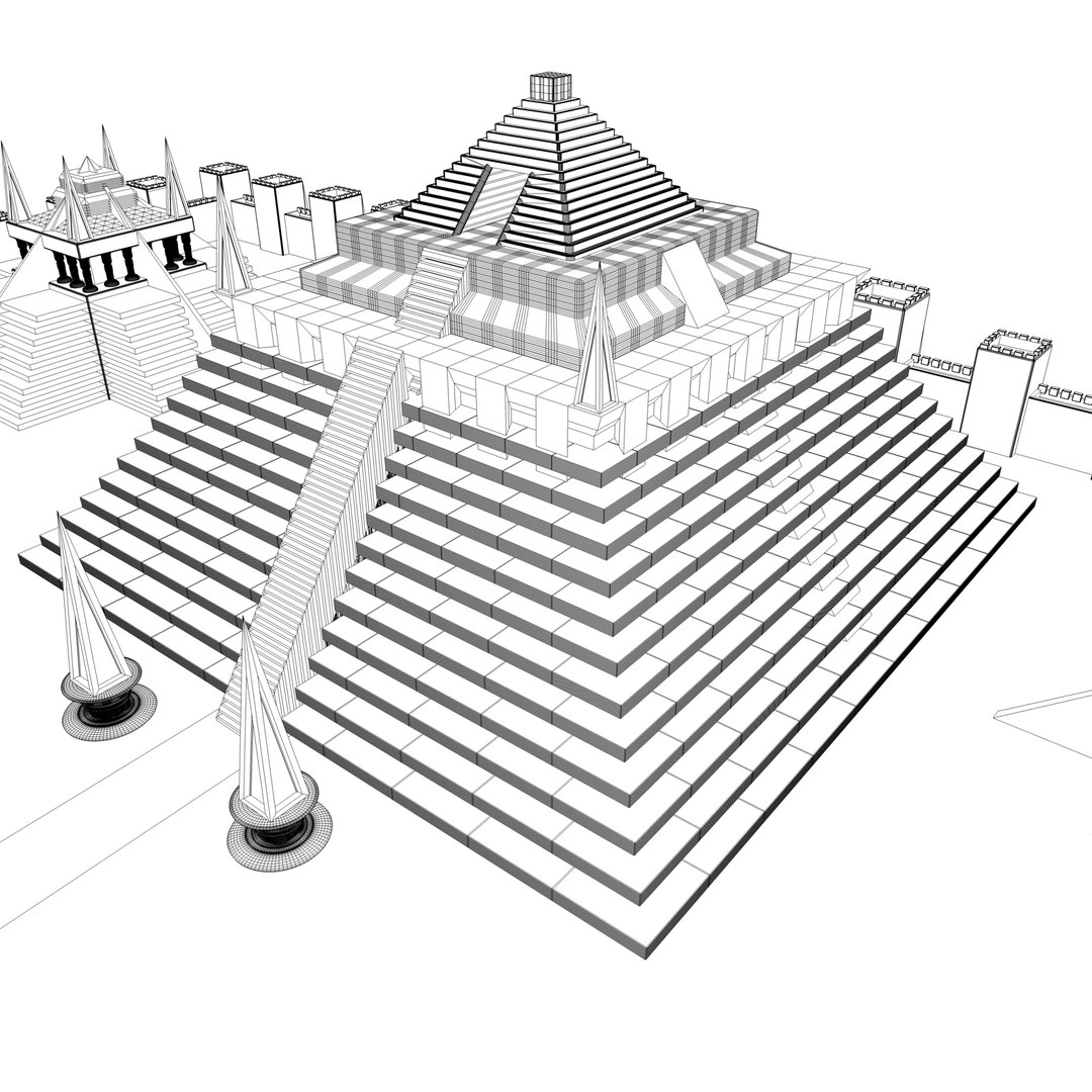 Temple City 3d Model