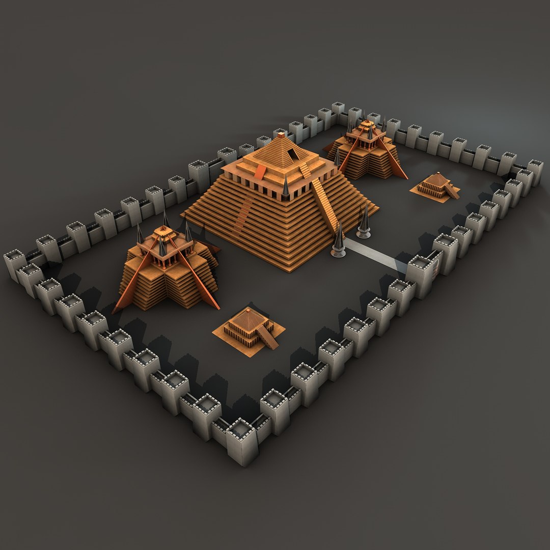 Temple City 3d Model