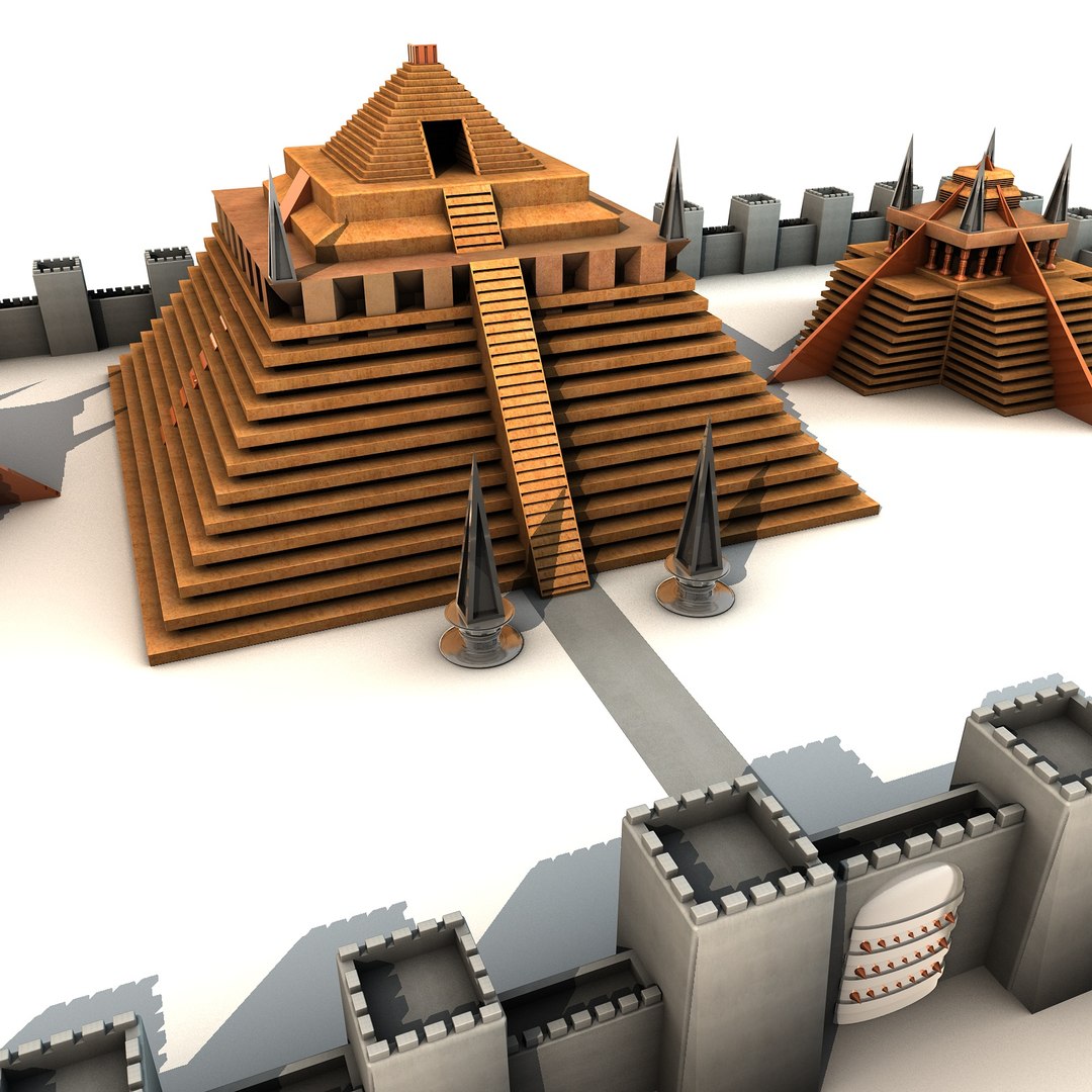 Temple City 3d Model
