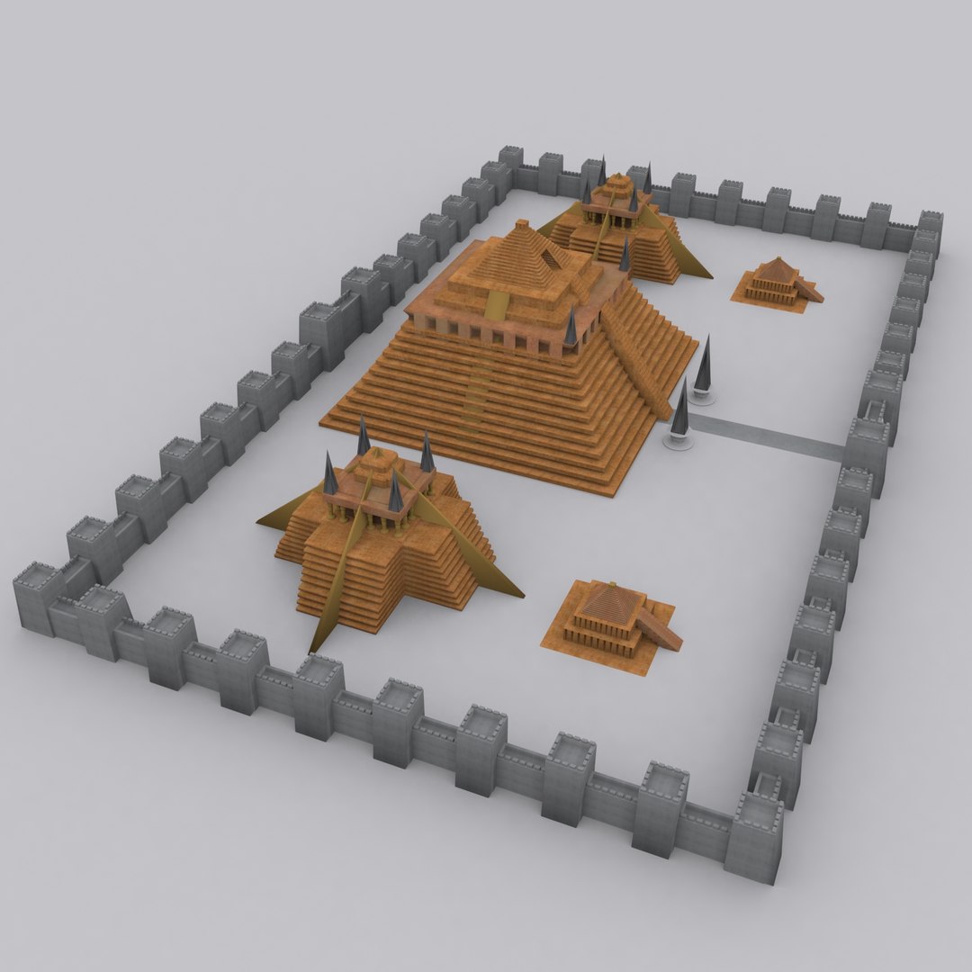 Temple City 3d Model