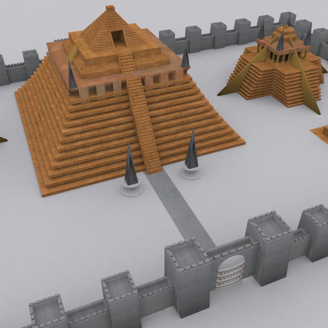 Temple City 3d Model