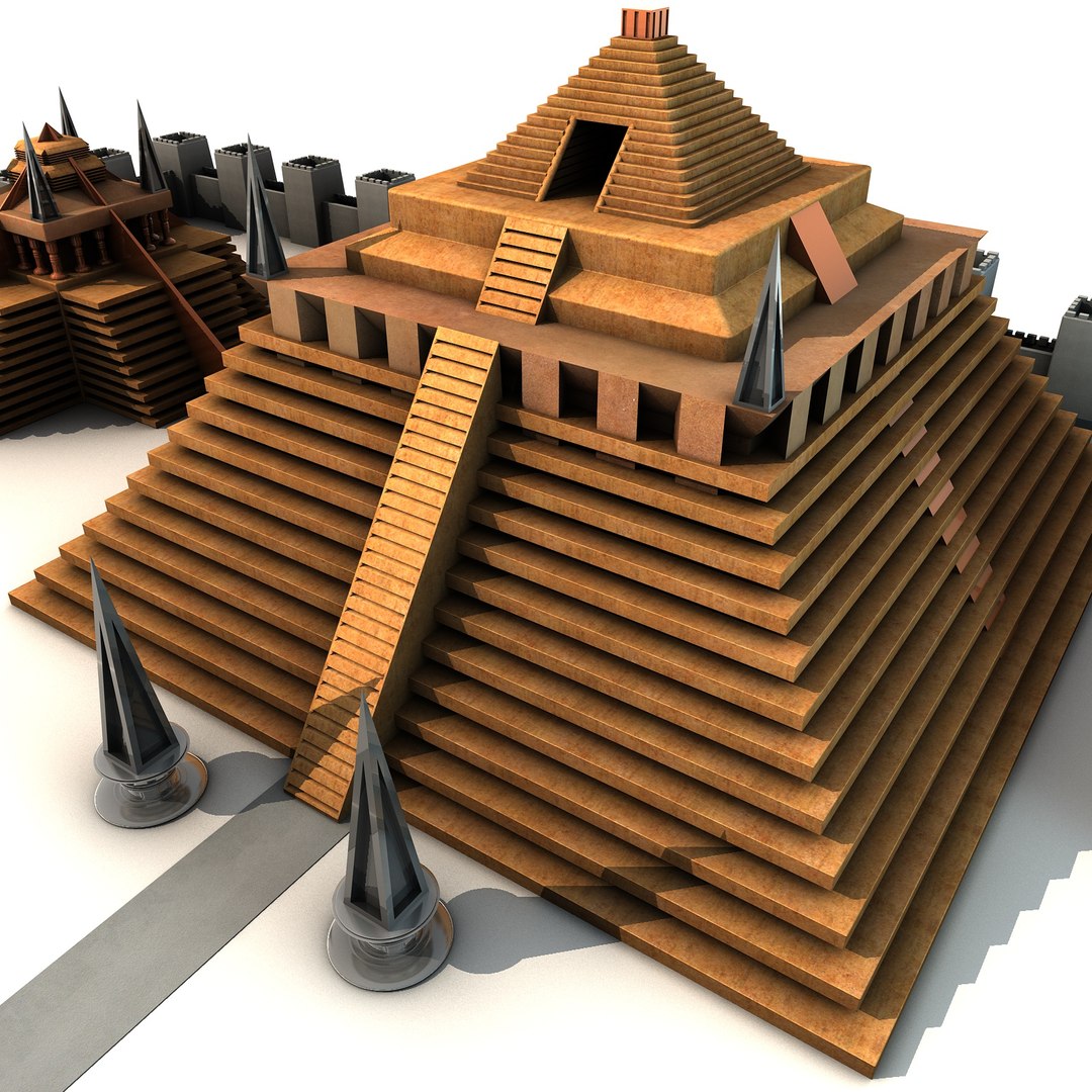Temple City 3d Model