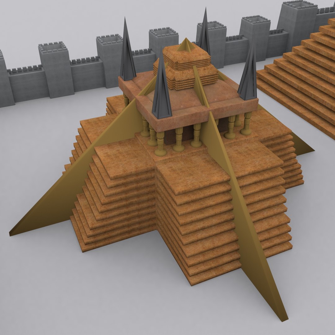 Temple City 3d Model