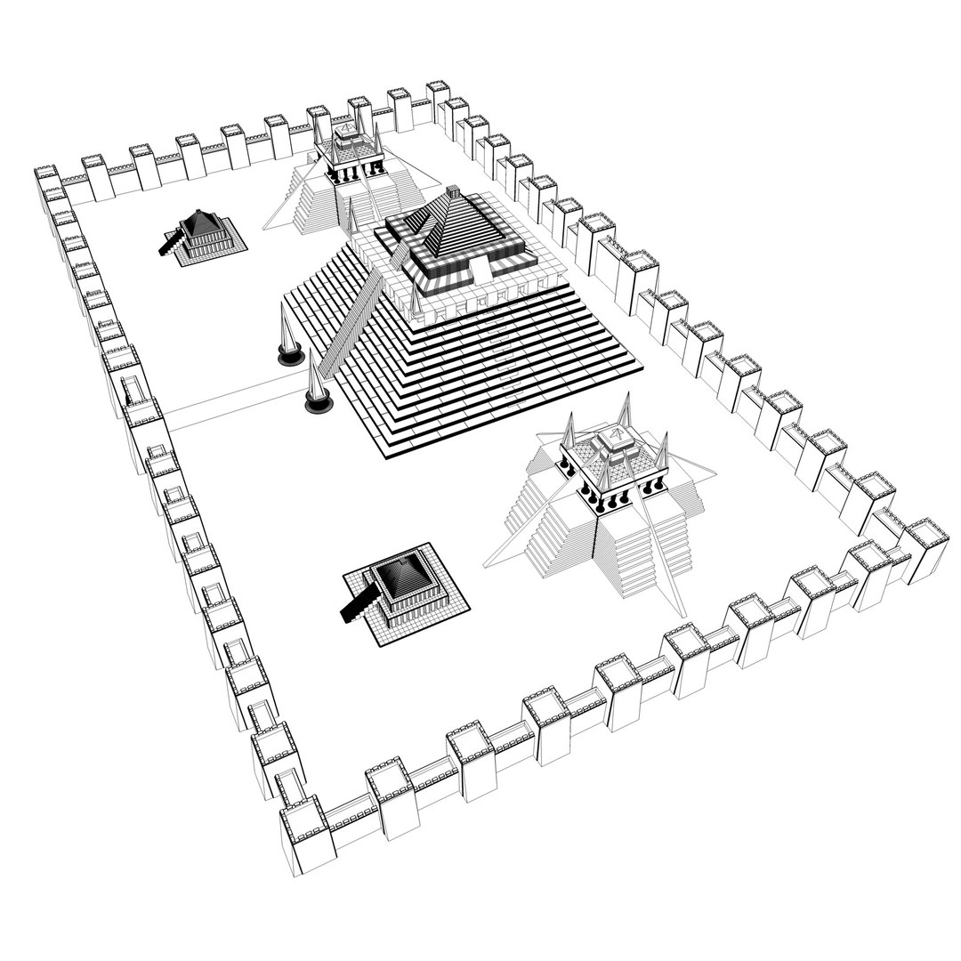 Temple City 3d Model