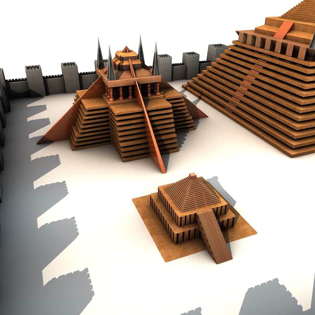 Temple City 3d Model