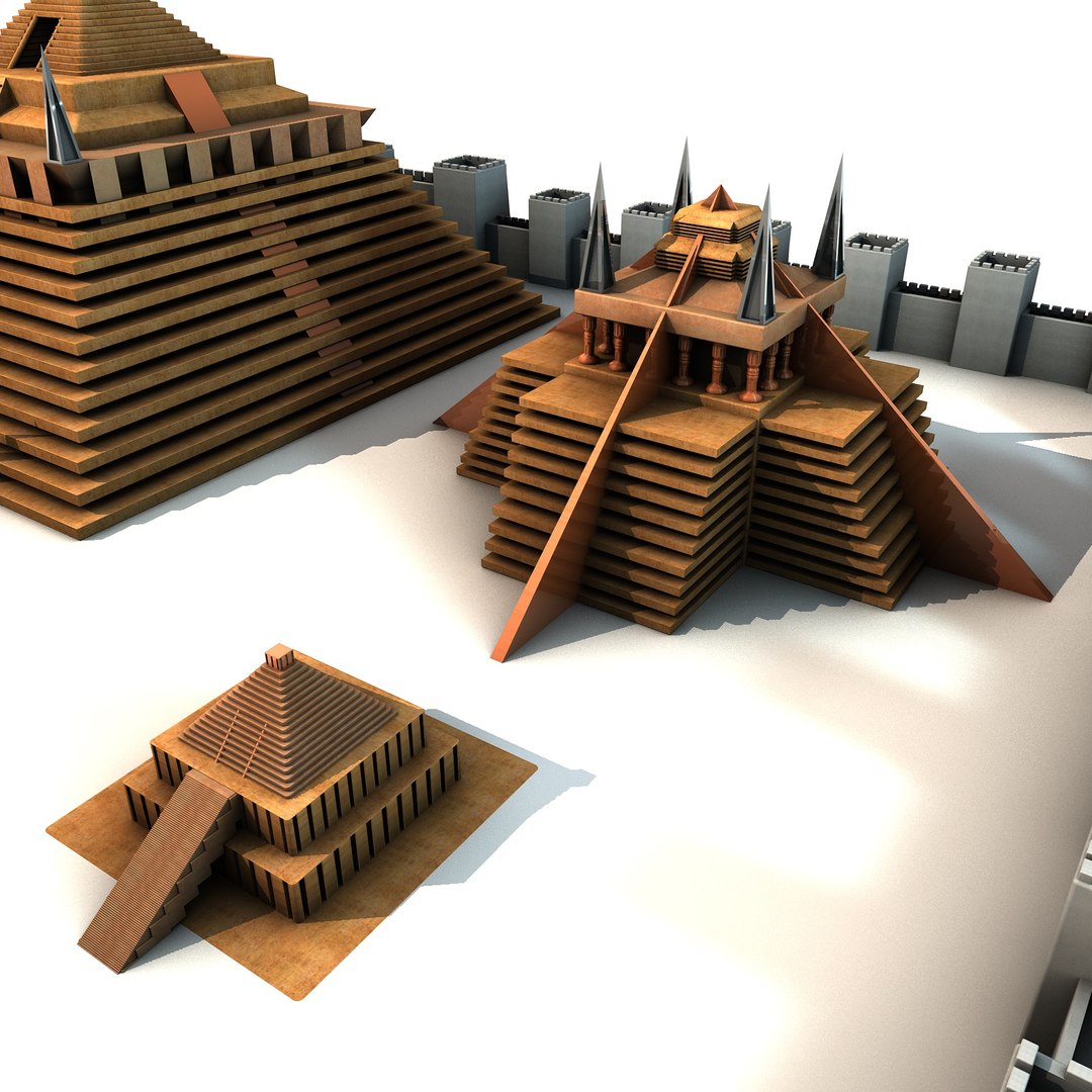 Temple City 3d Model