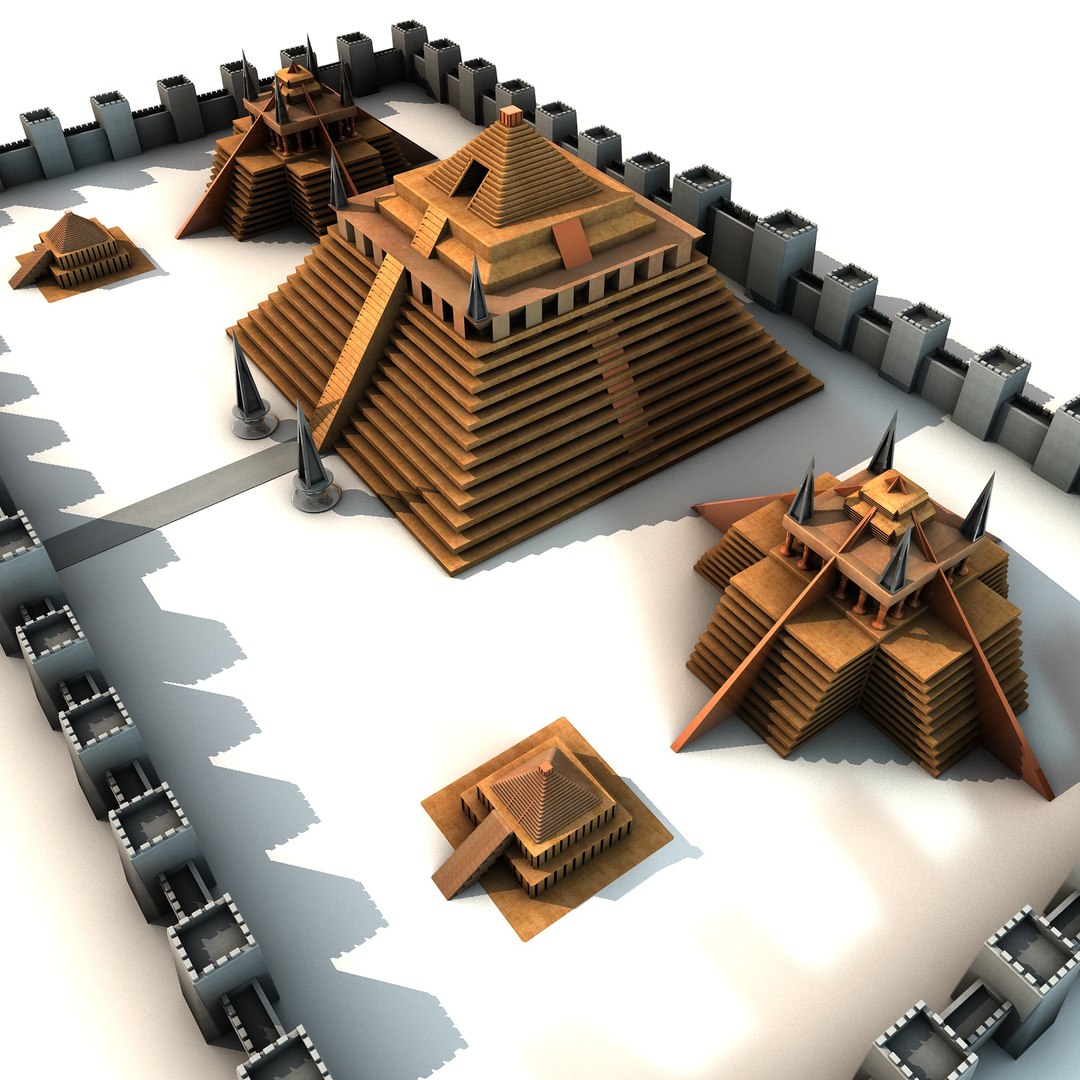 Temple City 3d Model