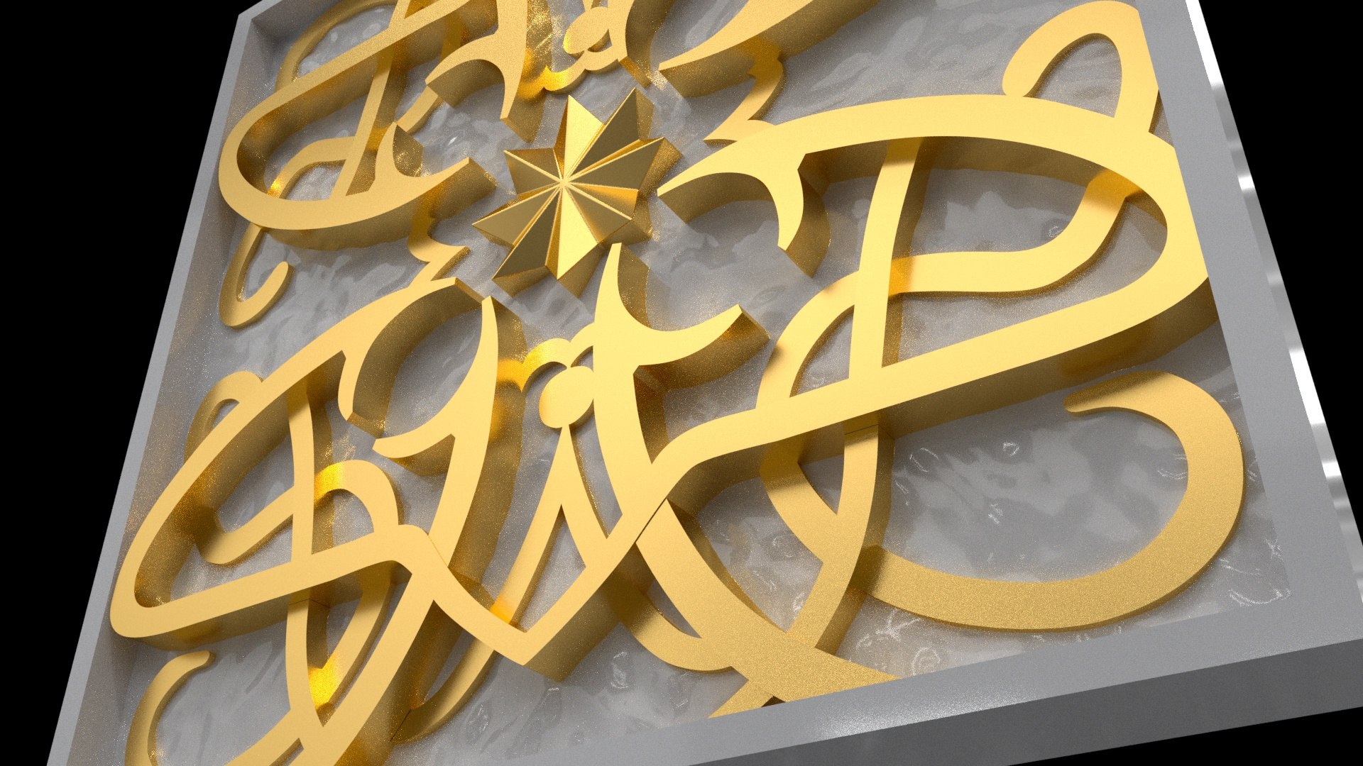 Plaster Decorative Bow DS441 Model - TurboSquid 2377883