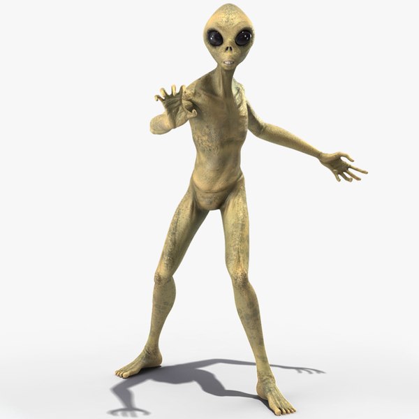 Humanoid Alien Creature Rigged for Modo 3D model - TurboSquid 2018591
