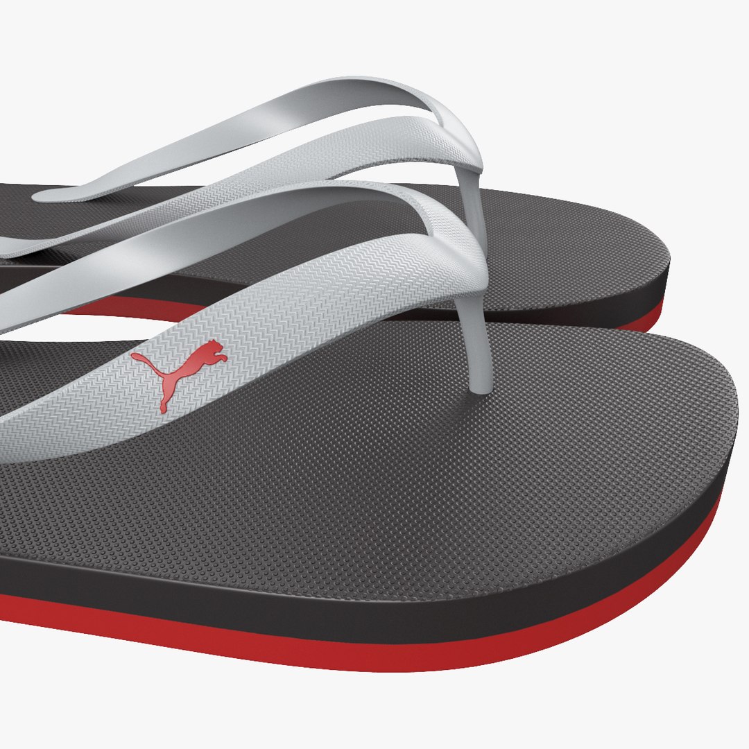 3d puma flip-flops