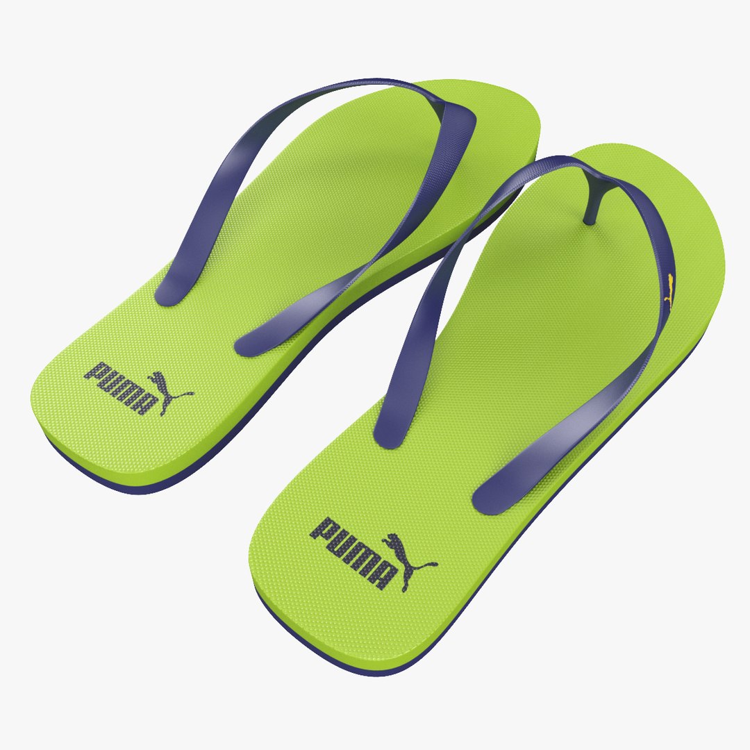 3d puma flip-flops