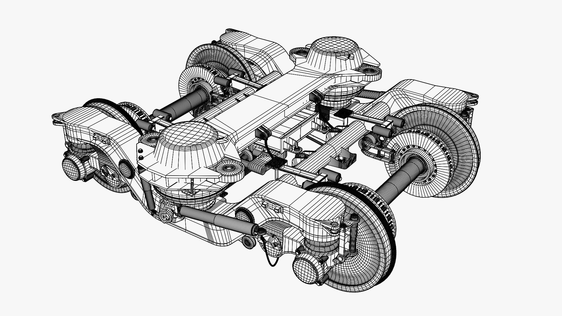 LHB Train Bogie Model - TurboSquid 2285811