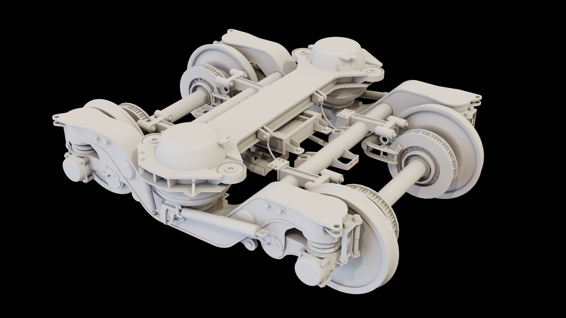 LHB Train Bogie Model - TurboSquid 2285811