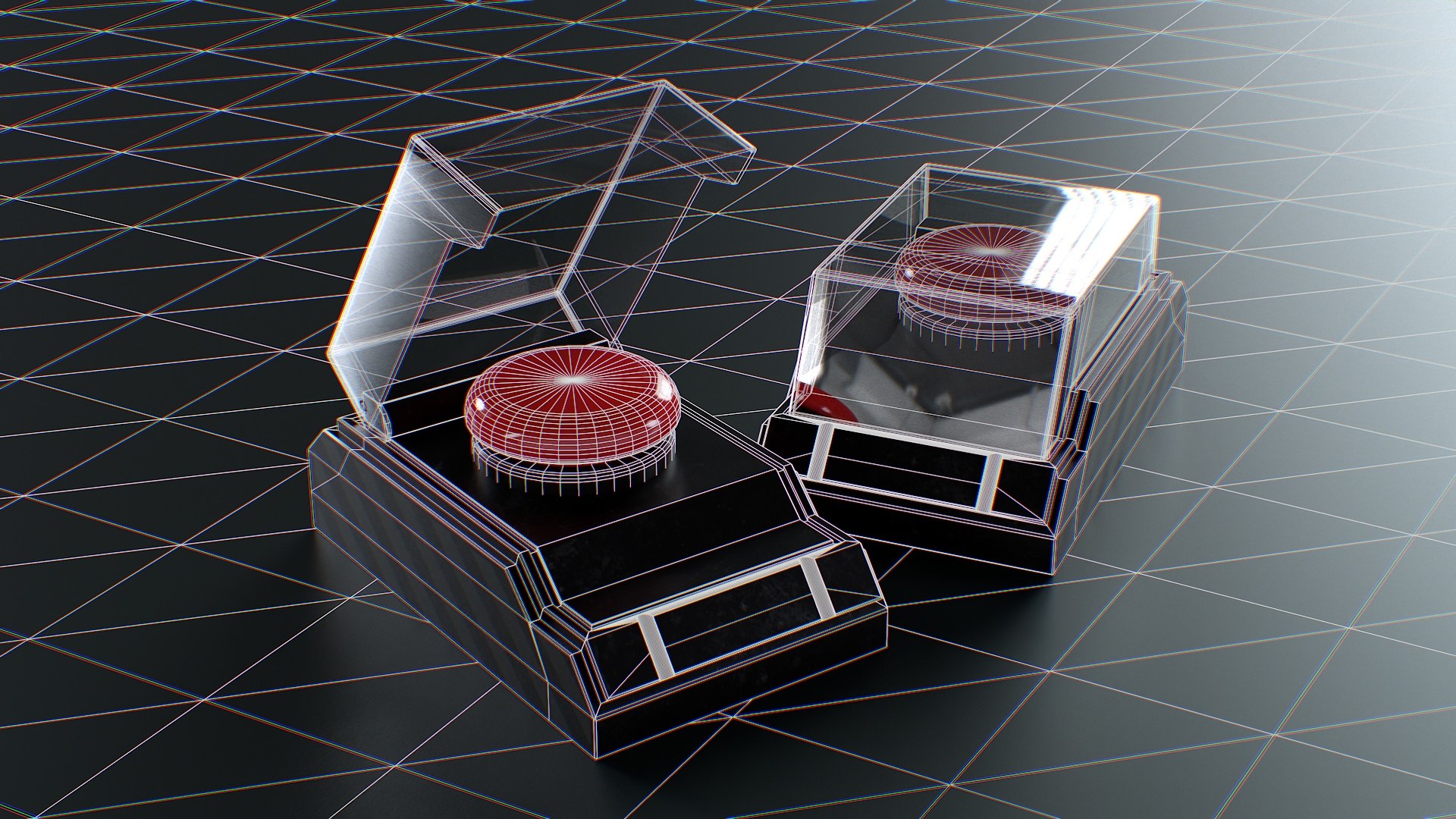 3D Big Red Button For Stress Relief - TurboSquid 1994914