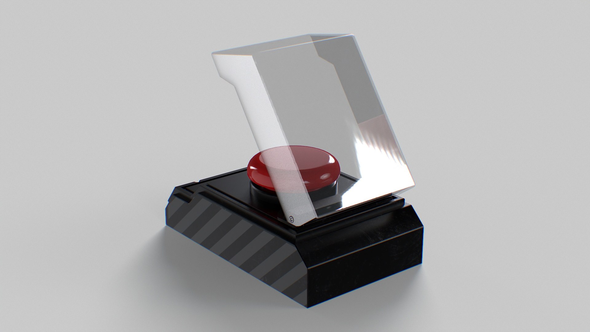 3D Big Red Button For Stress Relief - TurboSquid 1994914