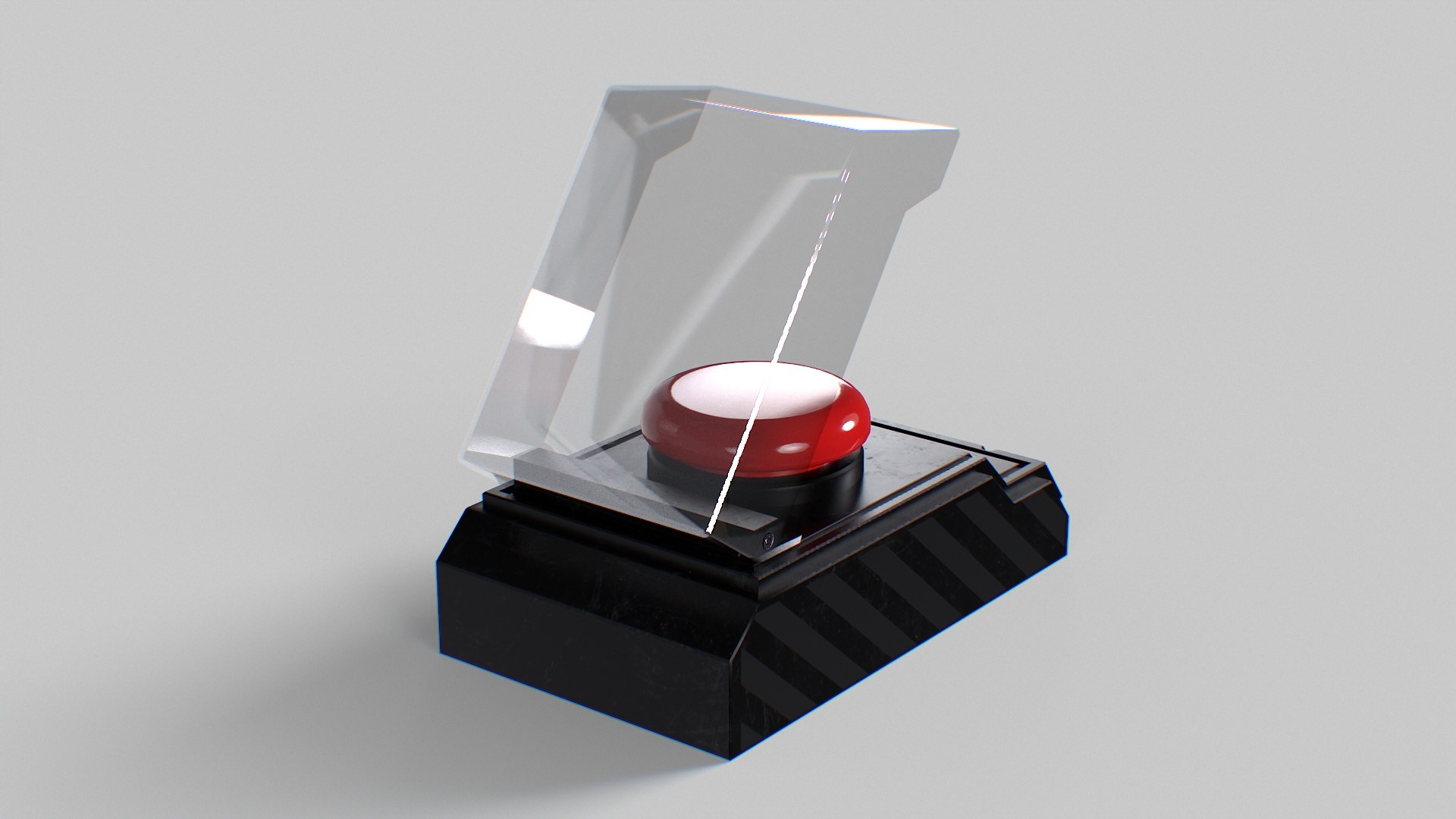3D Big Red Button For Stress Relief - TurboSquid 1994914