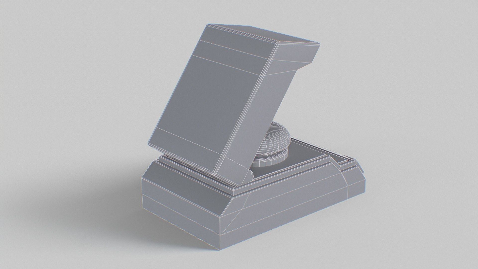 3D Big Red Button For Stress Relief - TurboSquid 1994914