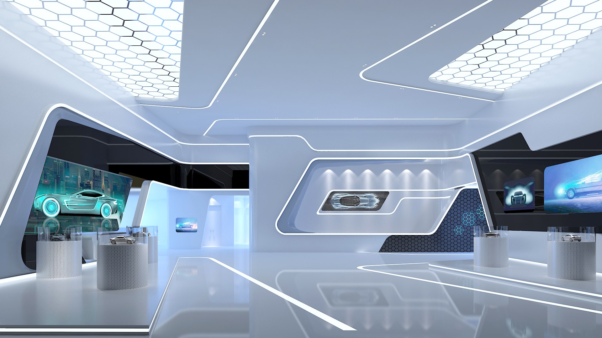 3D Model Exhibition Hall 06 - TurboSquid 2105772
