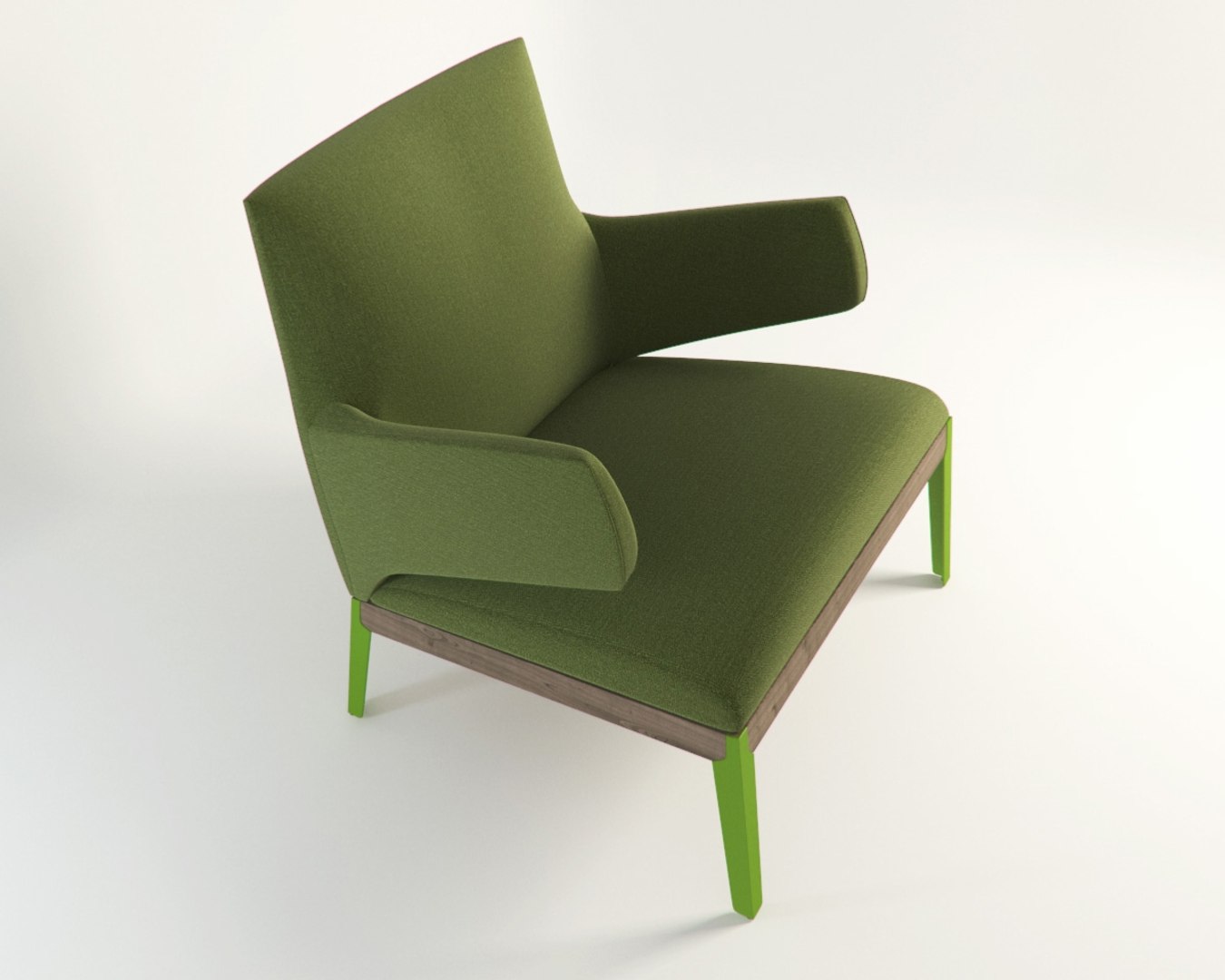 3d Model Hug Armchair Chair