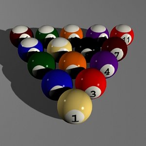 Billiards Balls 3D Models for Download | TurboSquid