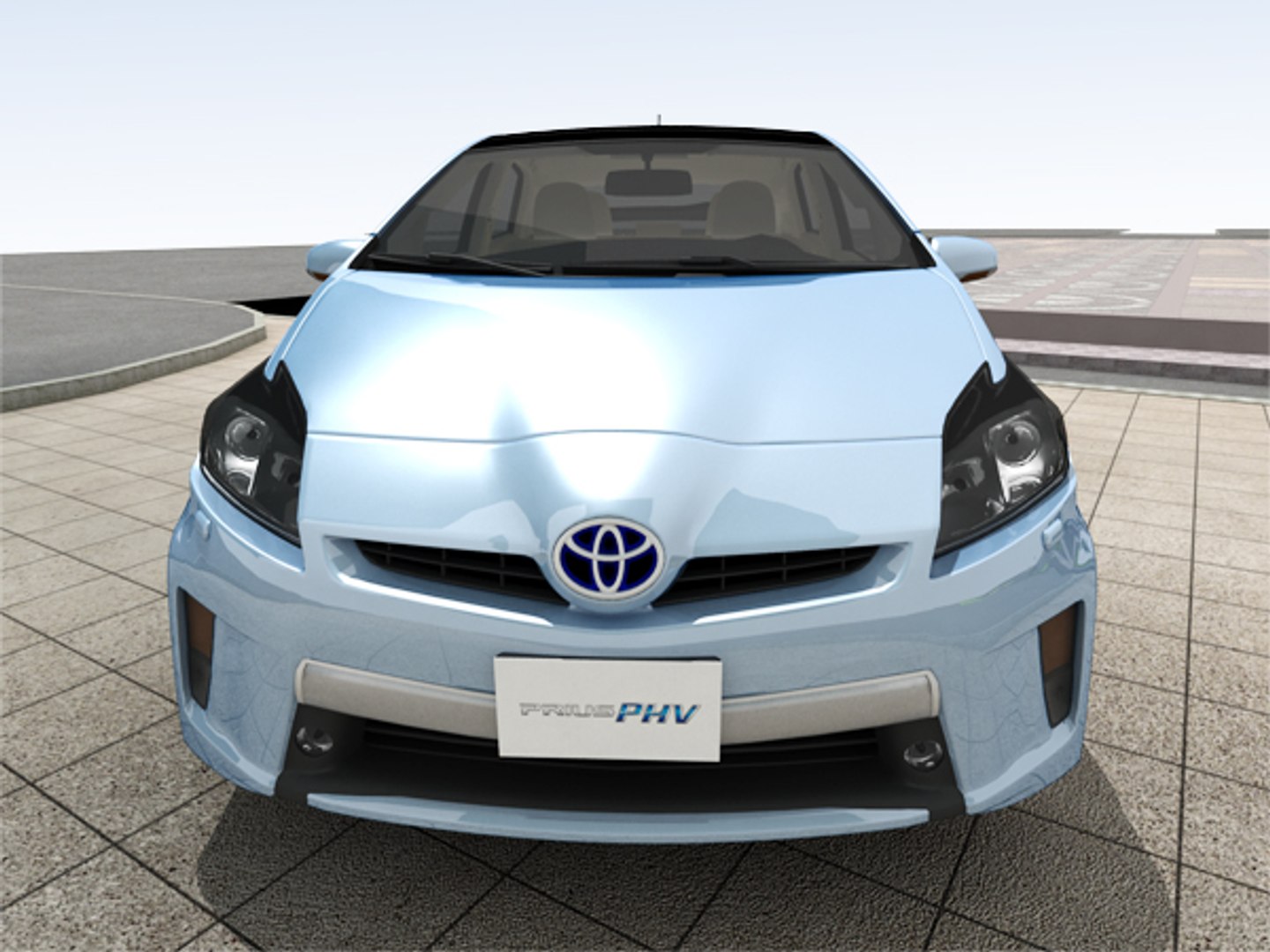 Toyota Prius Phv 2012 3d Model