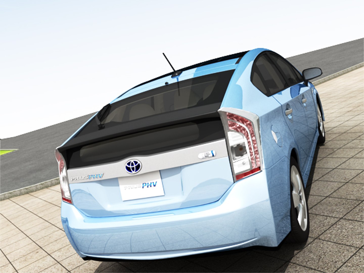 Toyota Prius Phv 2012 3d Model