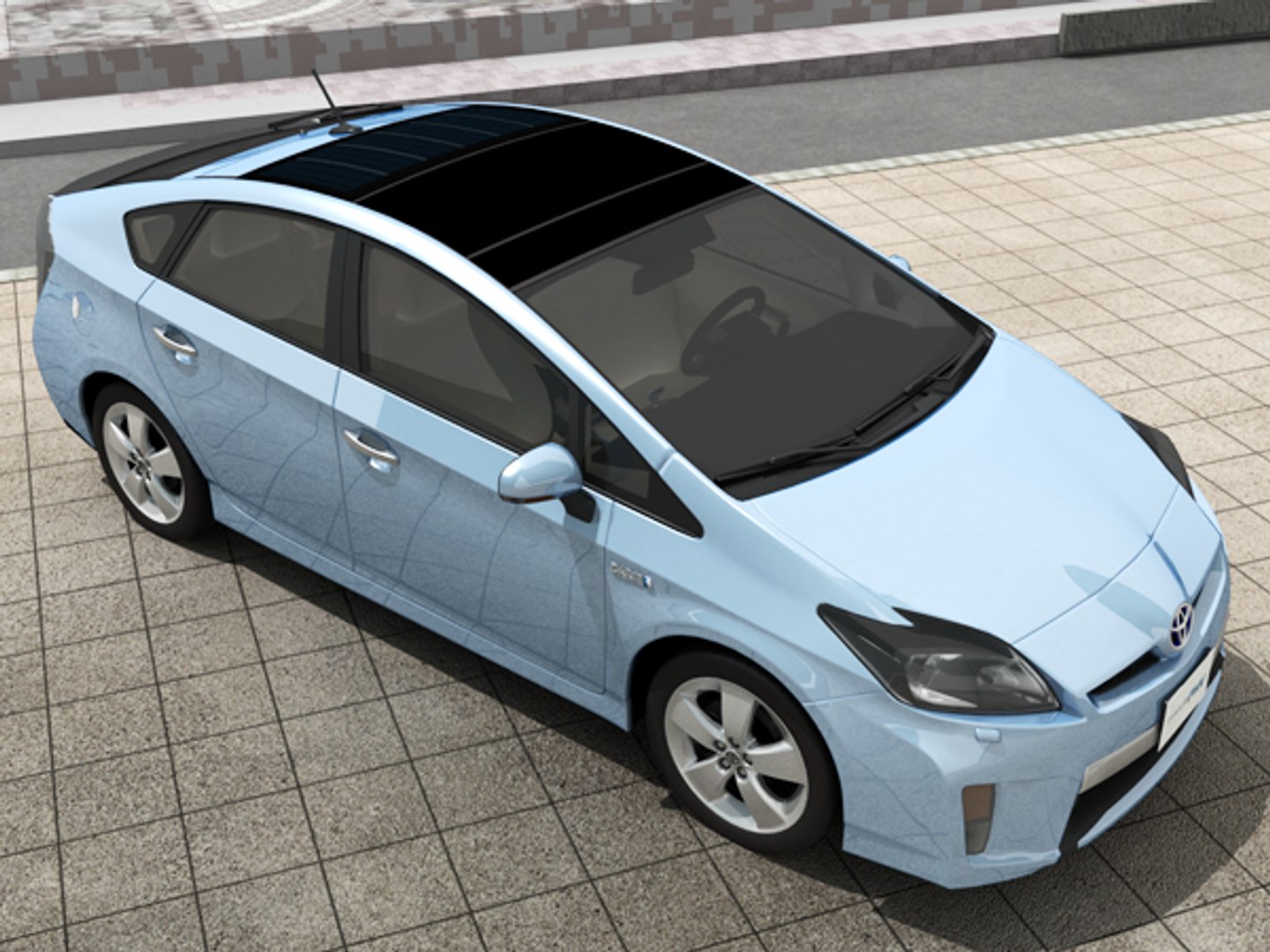 Toyota Prius Phv 2012 3d Model