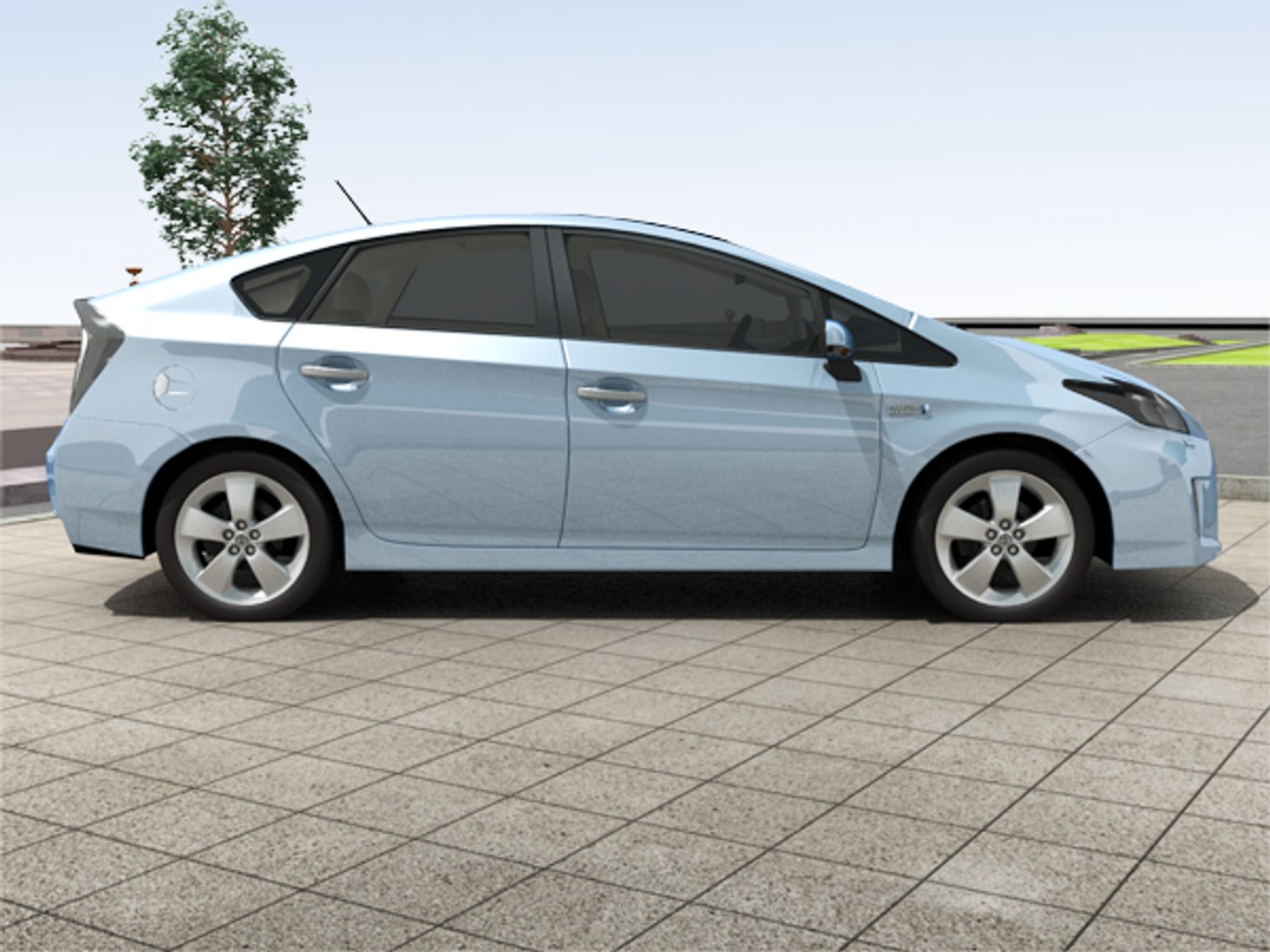 Toyota Prius Phv 2012 3d Model
