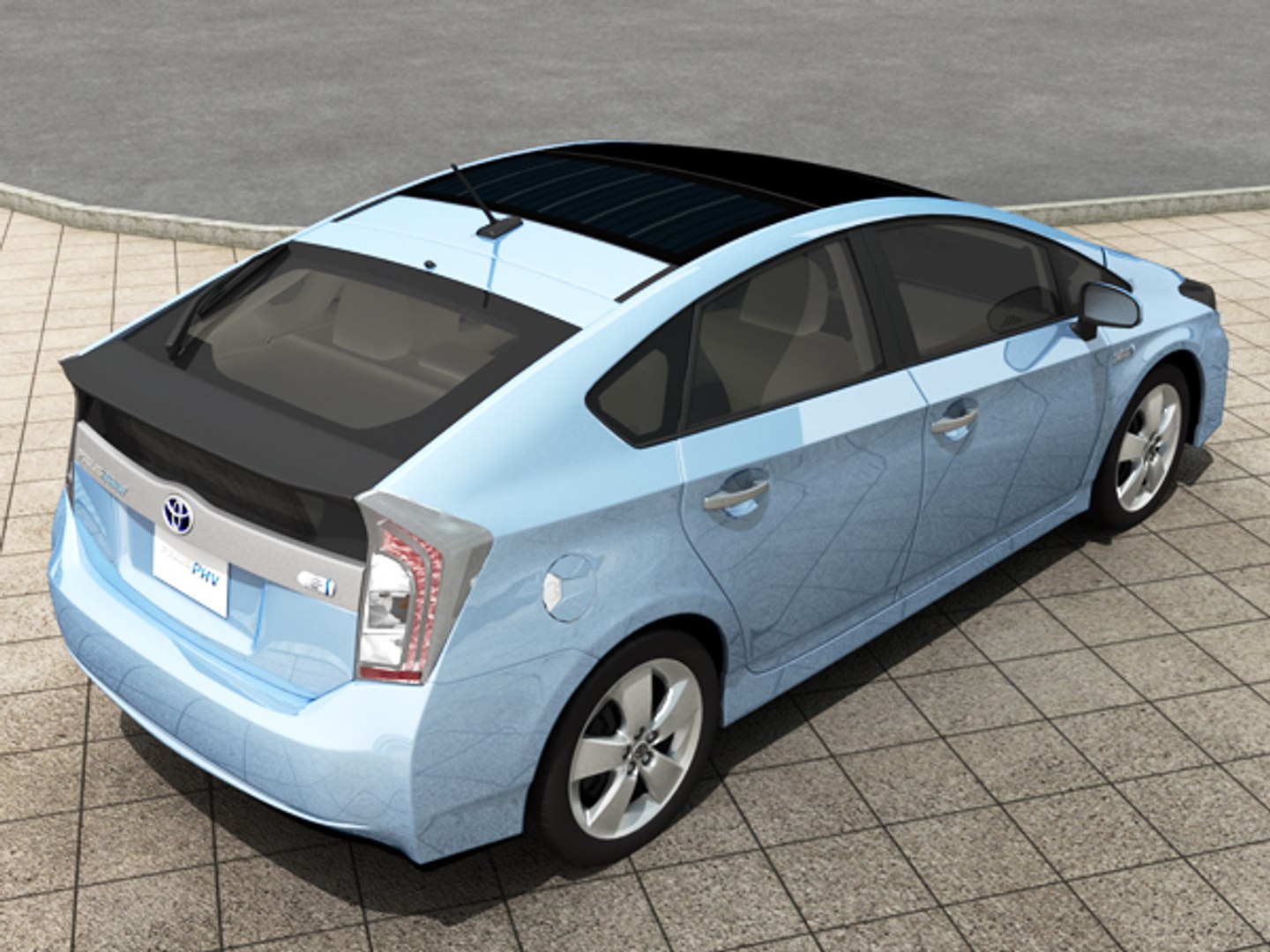 Toyota Prius Phv 2012 3d Model
