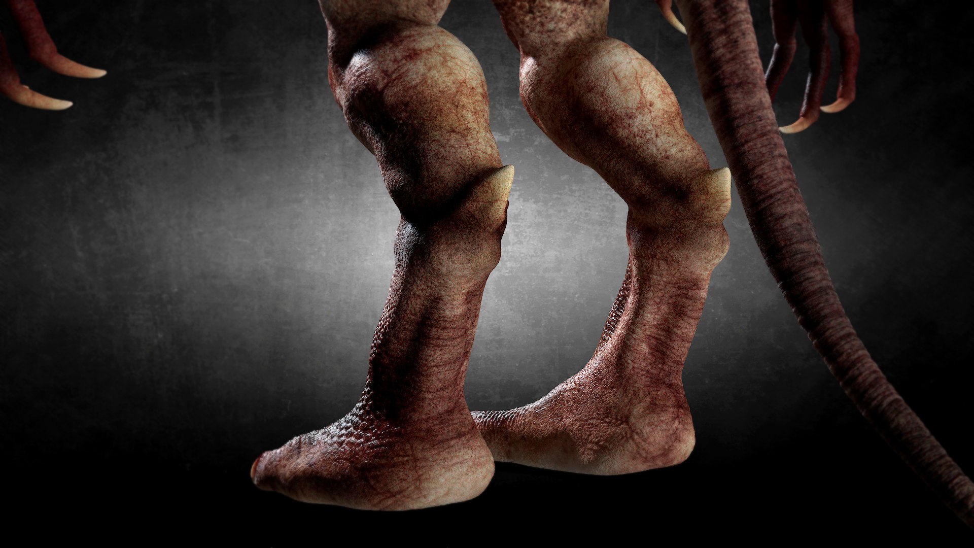 Alien Hunter Monster 3D - TurboSquid 2085216