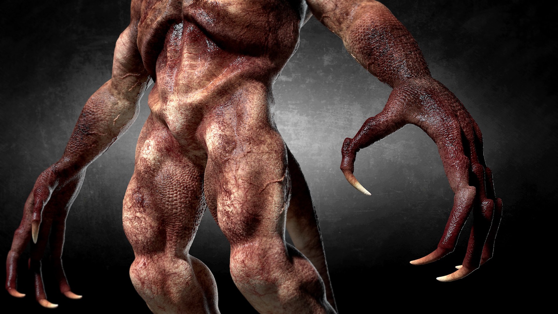 Alien Hunter Monster 3D - TurboSquid 2085216