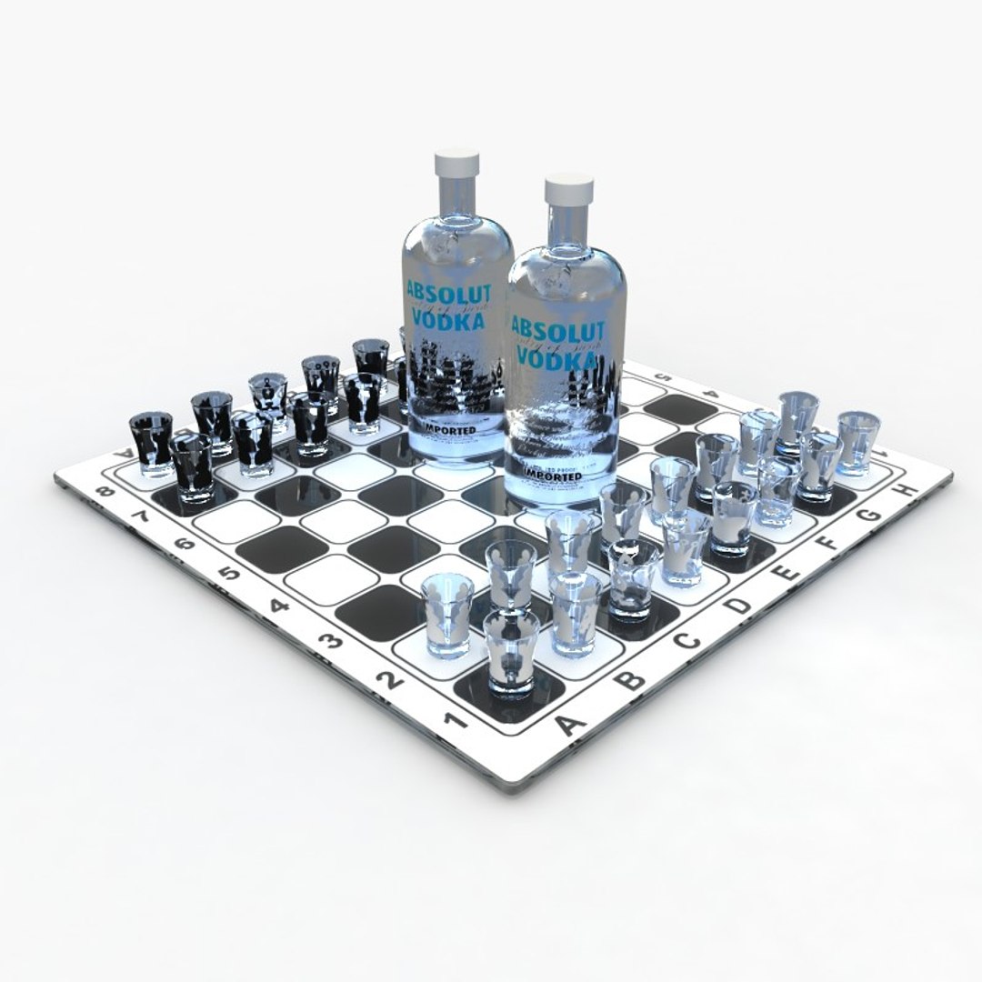 3d Chess Board Model